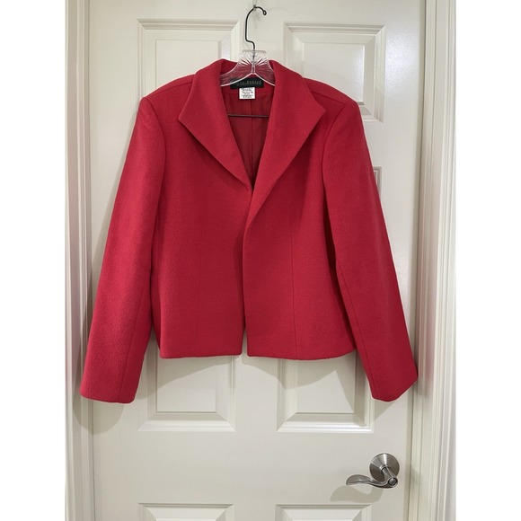 Harvé Benard | Jackets & Coats | Harve Benard Women Wool Blend Red ...